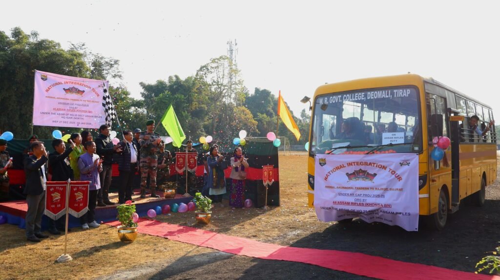 Assam Rifles Flags Off National Integration Tour for Arunachal Students ...